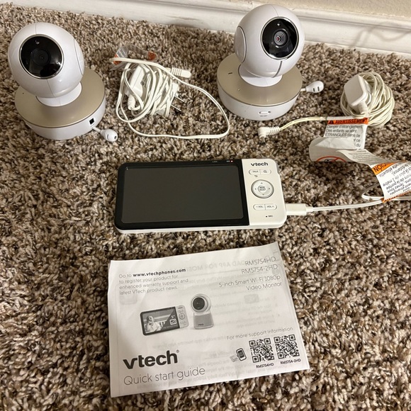 vtech | Other | Vtech Smart Wifi Video Monitor White | Poshmark